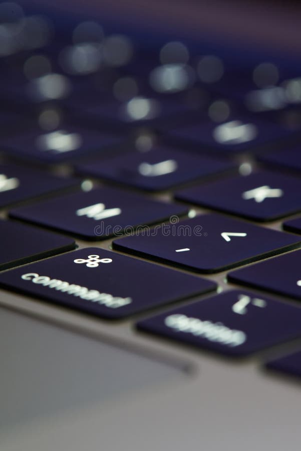 Command Key on Apple Keyboard Editorial Photography - Image of closeup ...
