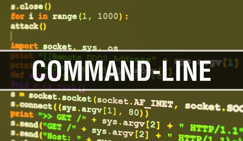 Command Line With Digital Java Code Text Command Line And Computer Software Coding Vector