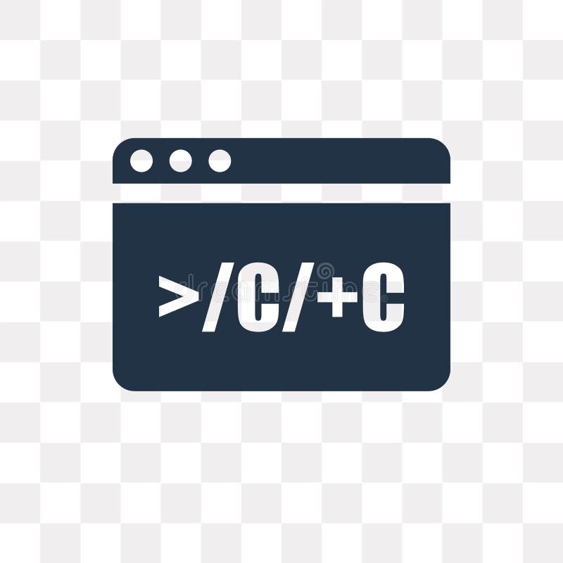 Command Transparent Icon. Command Symbol Design From Programming Stock ...