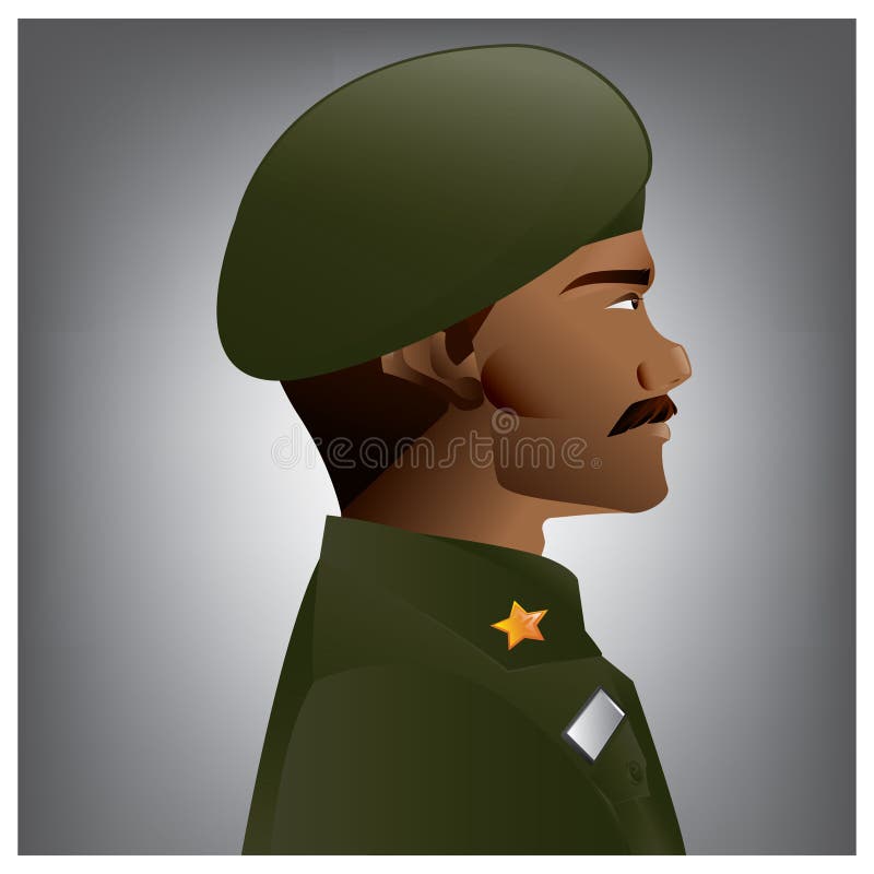 Commander. Vector Illustration Decorative Design Stock Vector ...