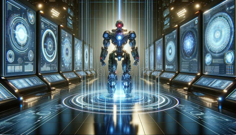 Commanding Robot Stock Illustrations – 43 Commanding Robot Stock ...