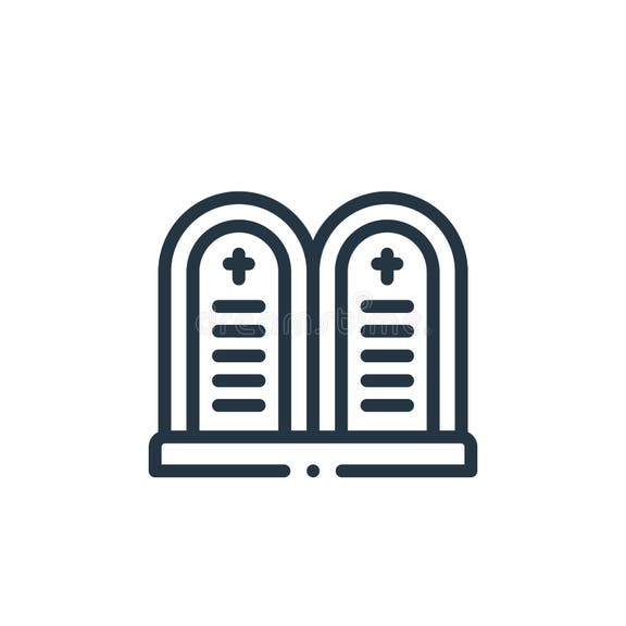 Commandment Vector Icon. Commandment Editable Stroke Stock Vector ...