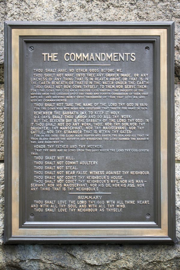 The Commandments stock photo. Image of plaque, gold, religion - 80924140