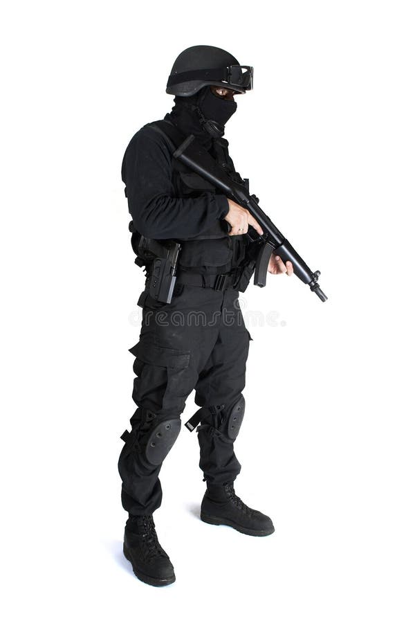 Commando stock photo. Image of special, shooting, handgun - 1194826