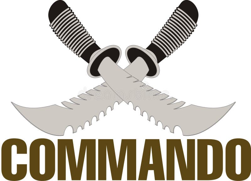 Commando Knife Isolated Vector Icon Which Can Easily Modify or Edit ...