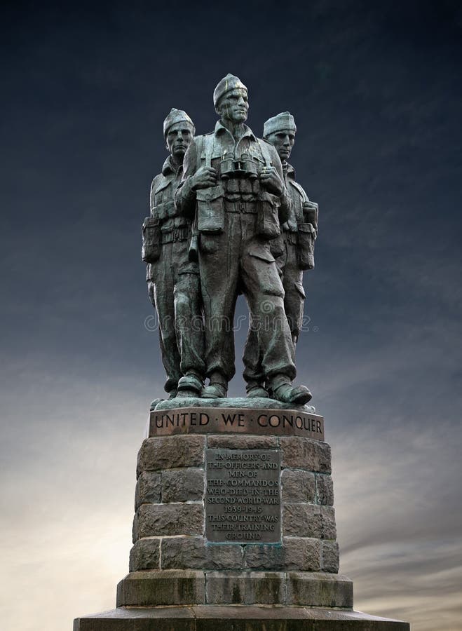 Commando Memorial in Spean Bridge Scotland Editorial Stock Photo ...