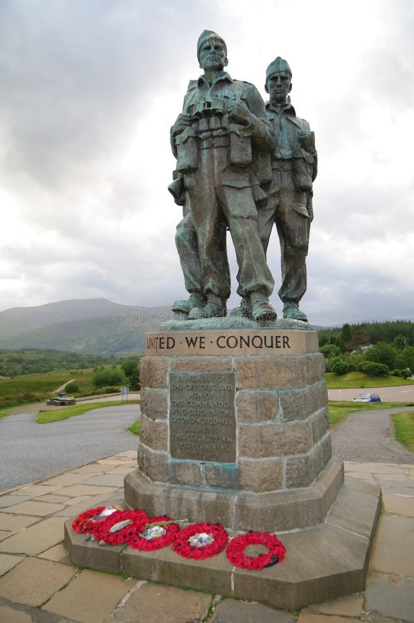 Commando Memorial Spean Bridge Scotland Editorial Photo - Image of ...