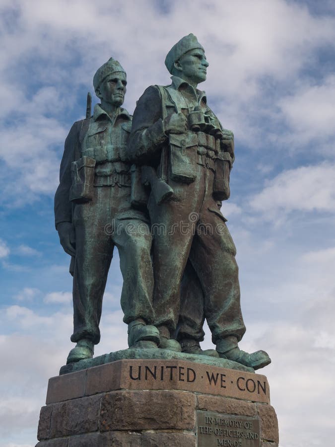 Commando Memorial in Spean Bridge Scotland Editorial Stock Photo ...