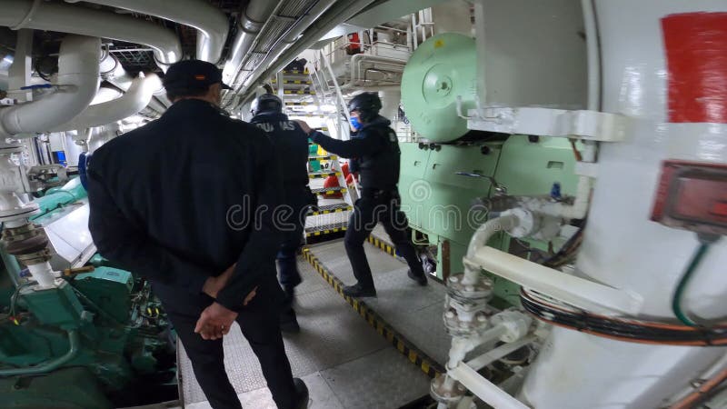Commandos of the Spanish Customs Service in Training. Stock Video ...