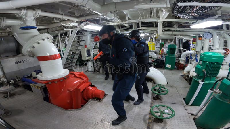 Commandos of the Spanish Customs Service in Training. Stock Video ...