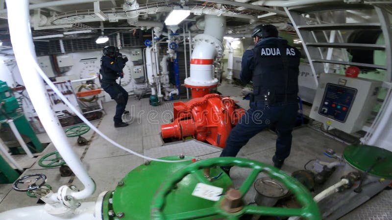 Commandos of the Spanish Customs Service in Training. Stock Footage ...