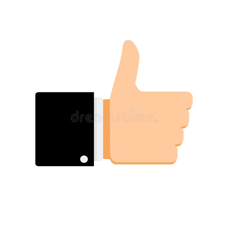 Comme le pouce de symbole illustration de vecteur. Illustration du ...