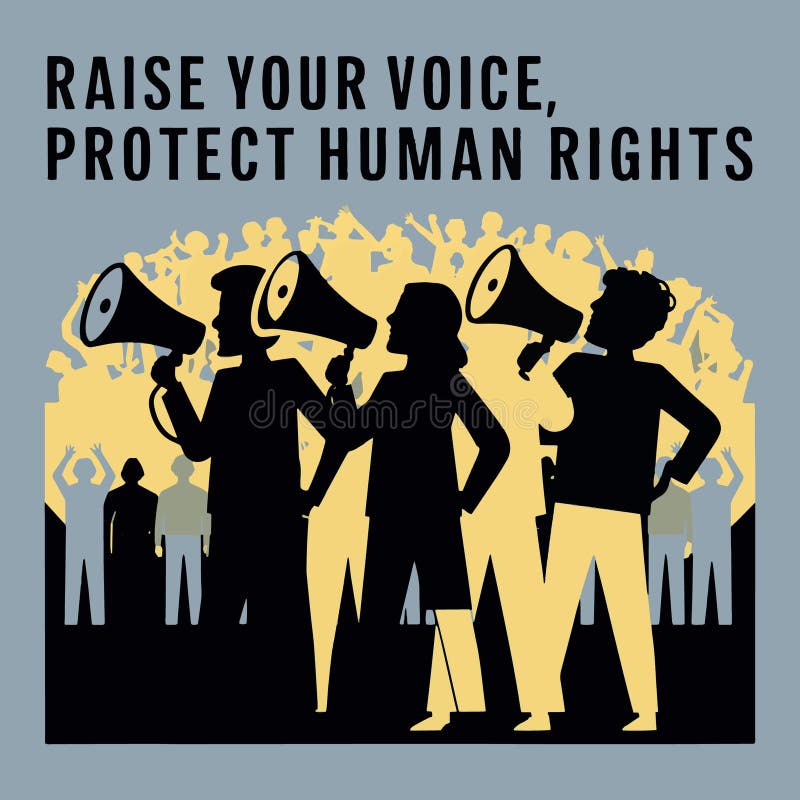 Commemorating Human Rights Day Banner Images Equality Symbol Vector ...