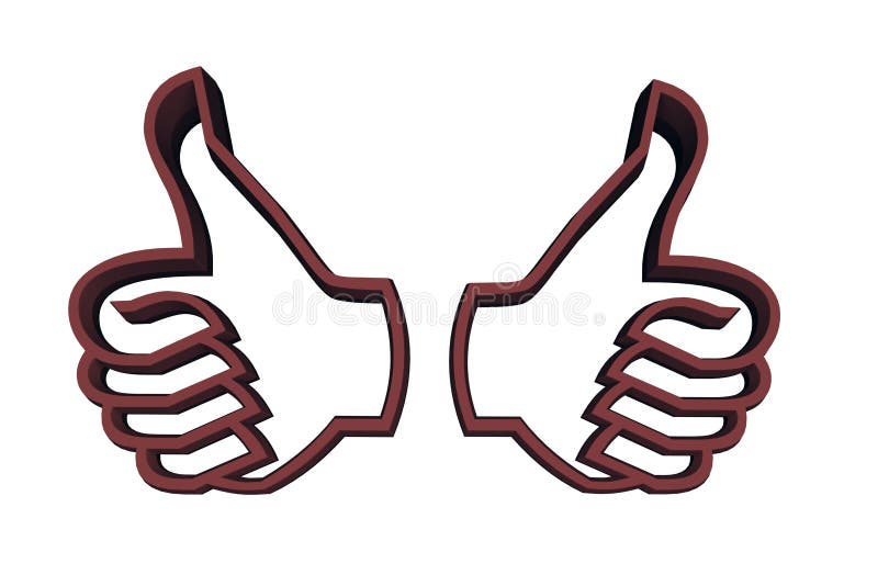 A commendable gesture stock illustration. Illustration of object - 10552689