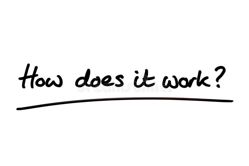 Comment ça marche illustration stock. Illustration du méthode - 182054412