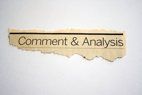 Comment and analysis stock photo. Image of expectations - 15471612