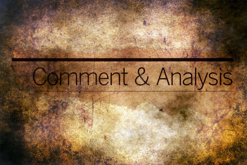 Comment and analysis stock photo. Image of expectations - 15471612