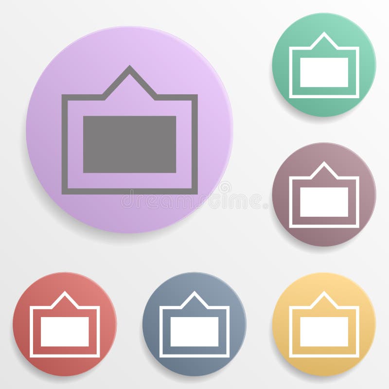 Comment Badge Color Set Icon. Simple Glyph, Flat Vector of Web Icons ...