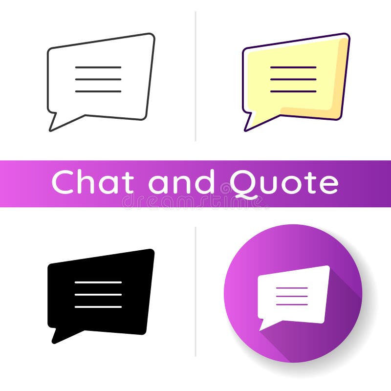 Comment Box Purple Flat Design Long Shadow Glyph Icon Stock Vector ...