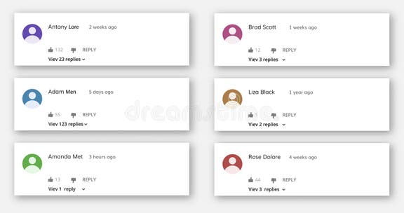 Comment box template stock vector. Illustration of silver - 129550818