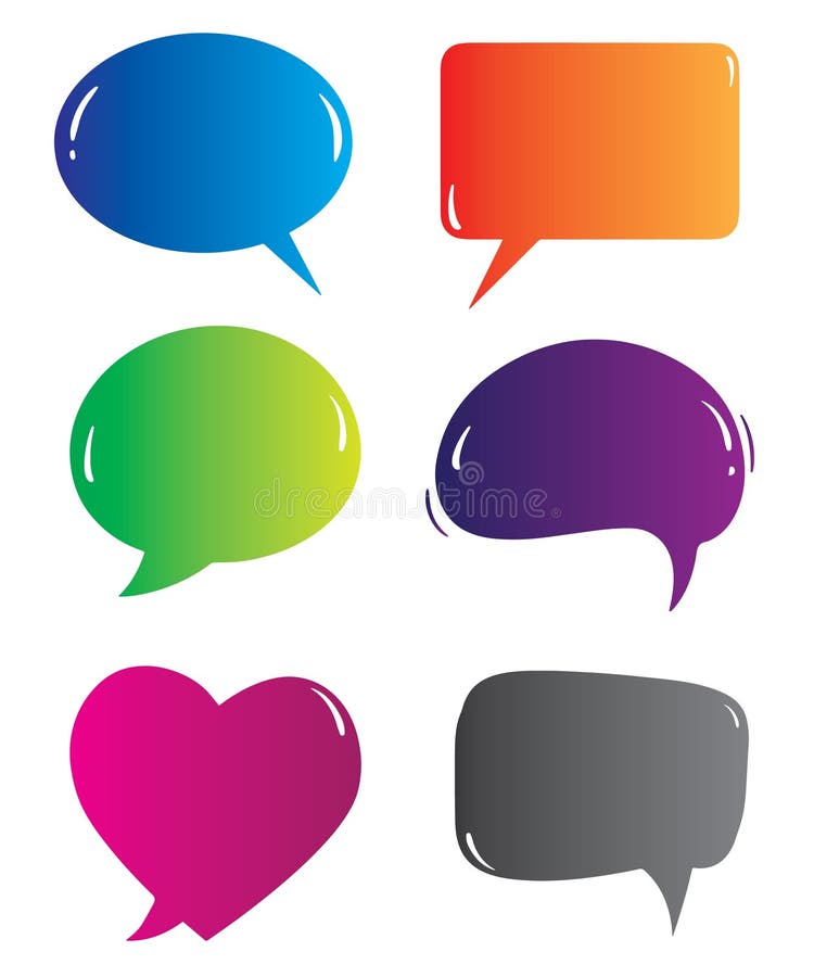 Comment bubbles design stock vector. Illustration of color - 169647376