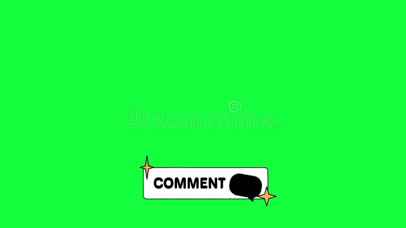Comment Button Neon Icons Animation. Stock Video - Video of isolated ...