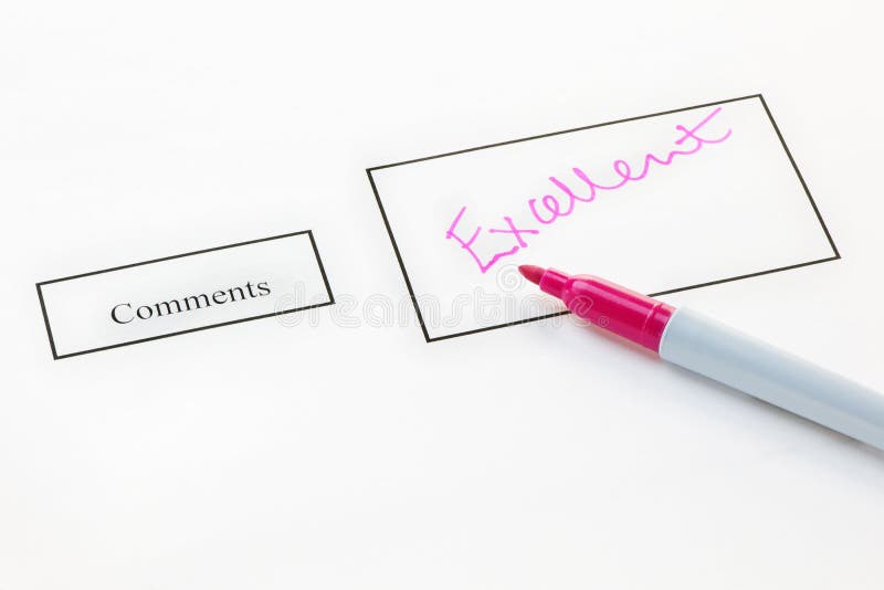 Comment - Excellent stock image. Image of editing, great - 45037583