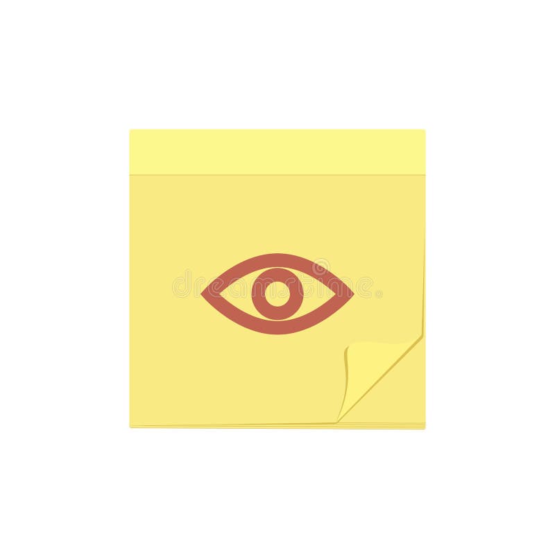 Comment Eye Message Note Task View Icon Stock Vector - Illustration of ...