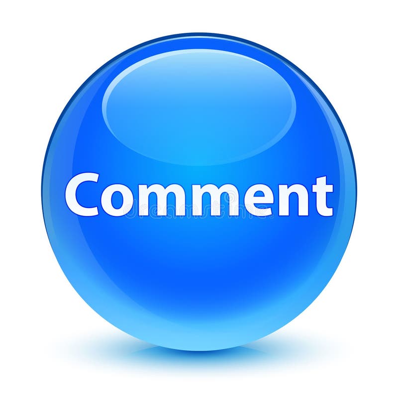 Comment blue square button stock illustration. Illustration of square ...