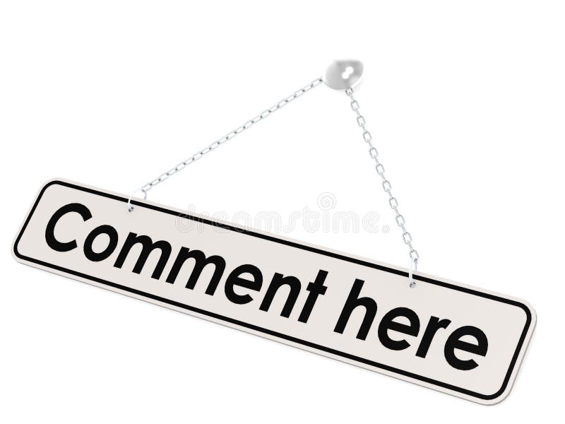 Comment button stock illustration. Illustration of network - 23332145