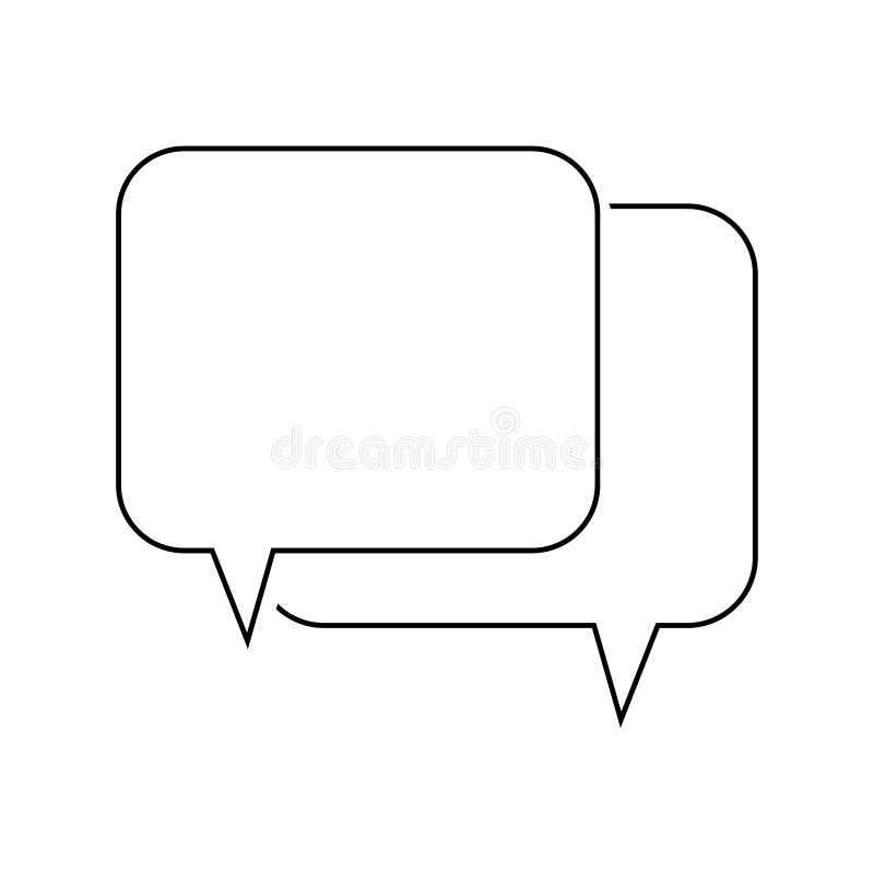 Comment Icon Vector Chat Message Logo, Symbol Illustration, Isolated ...