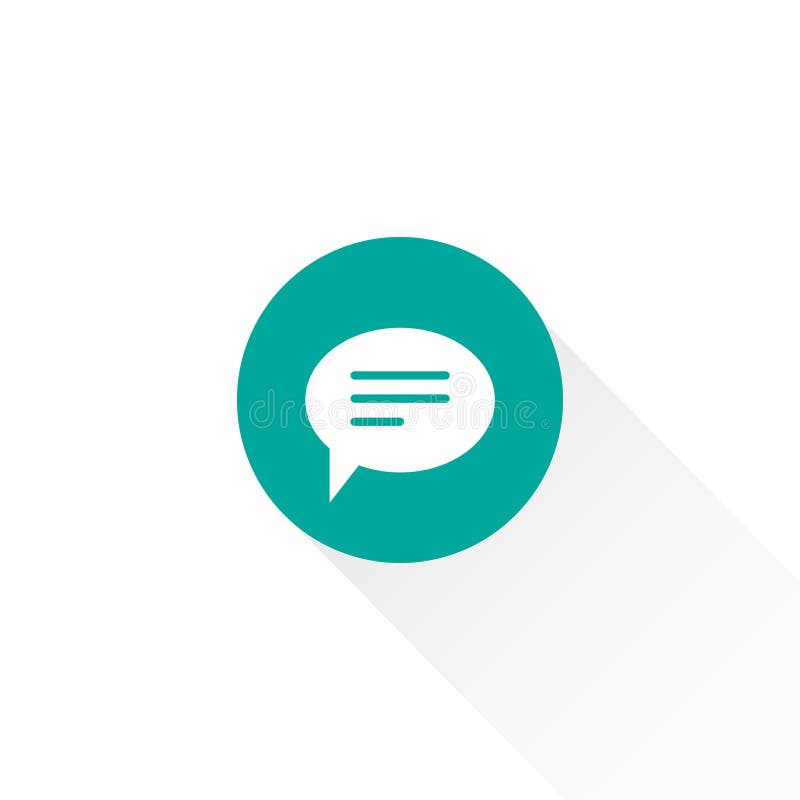 Comment Icon Vector in Trendy Flat Style. Feedback, Messages, Chat ...