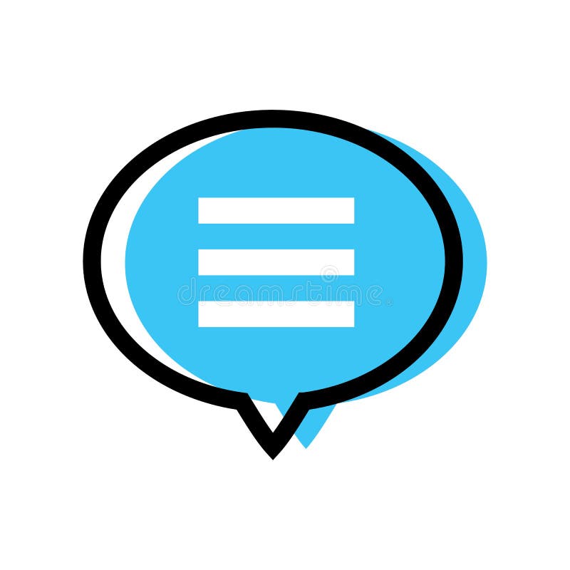 Comment Logo Icon Design Template Elements, Simple Chat Sign, Talk ...