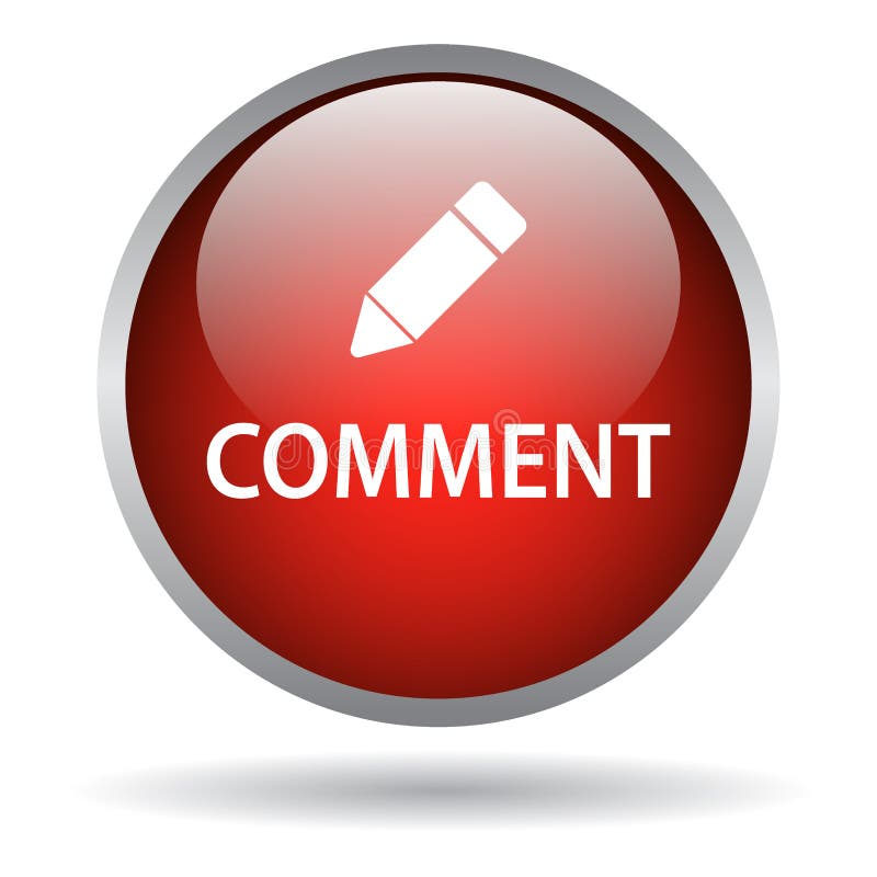 Comment here banner stock illustration. Illustration of business - 45789504