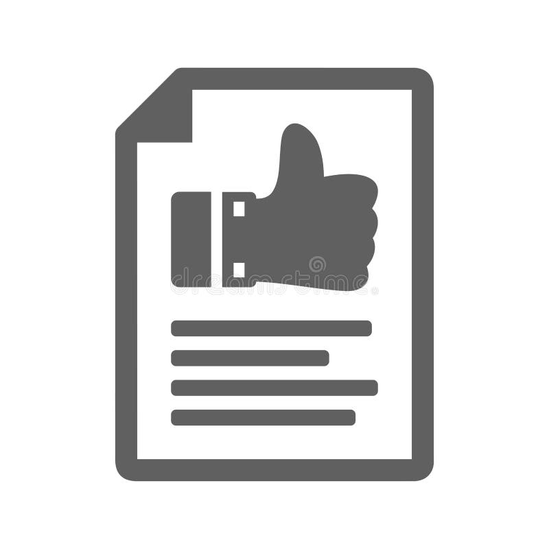 Comment Writing Icon, Feedback, Review Submit, Gray Version Stock ...