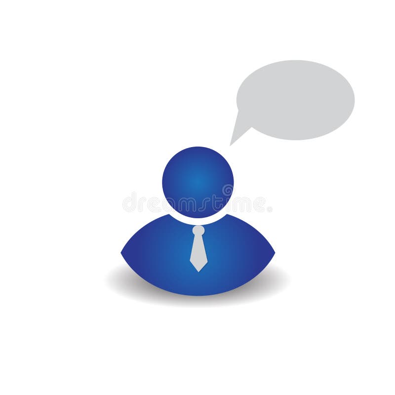 Commentary People Icon Vector Image Design Stock Vector - Illustration ...