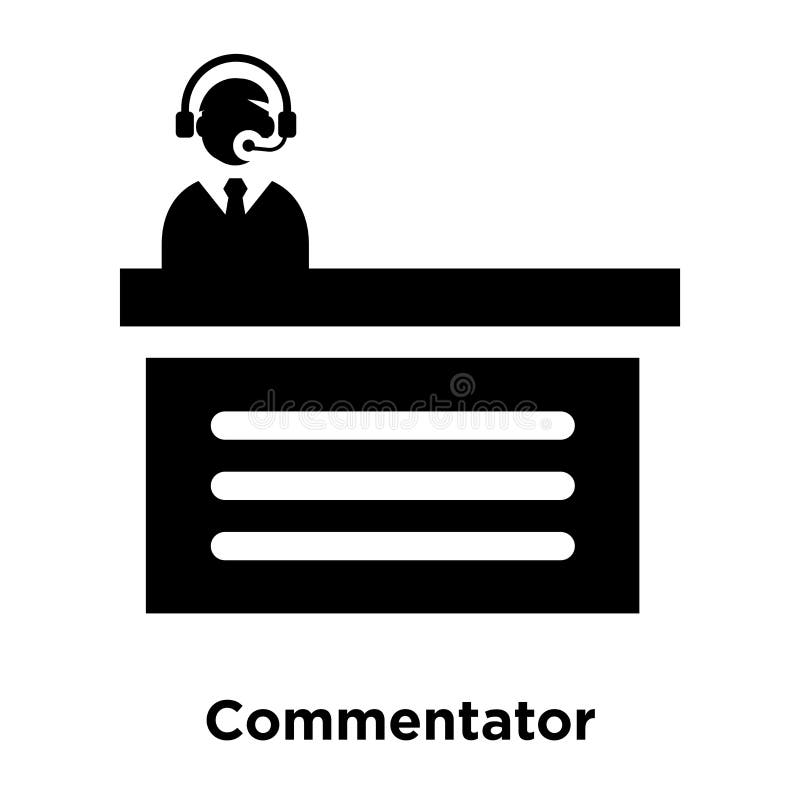 Commentator Stock Illustrations – 638 Commentator Stock Illustrations ...