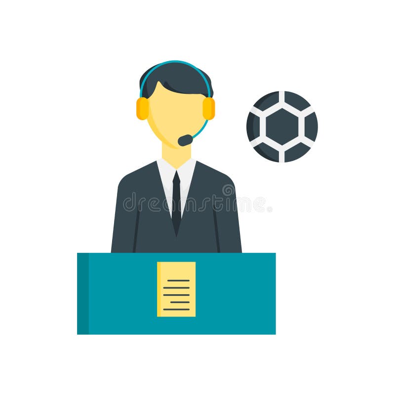 Commentator Logo Stock Illustrations – 204 Commentator Logo Stock ...