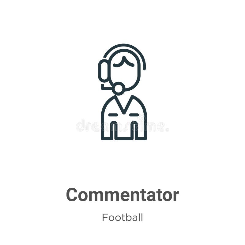 Commentator Logo Stock Illustrations – 168 Commentator Logo Stock ...
