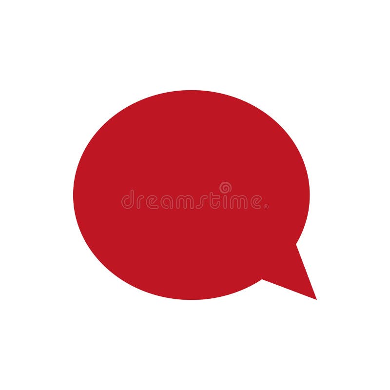 Comments Icon on White Background. Vector Illustration. Stock Vector ...