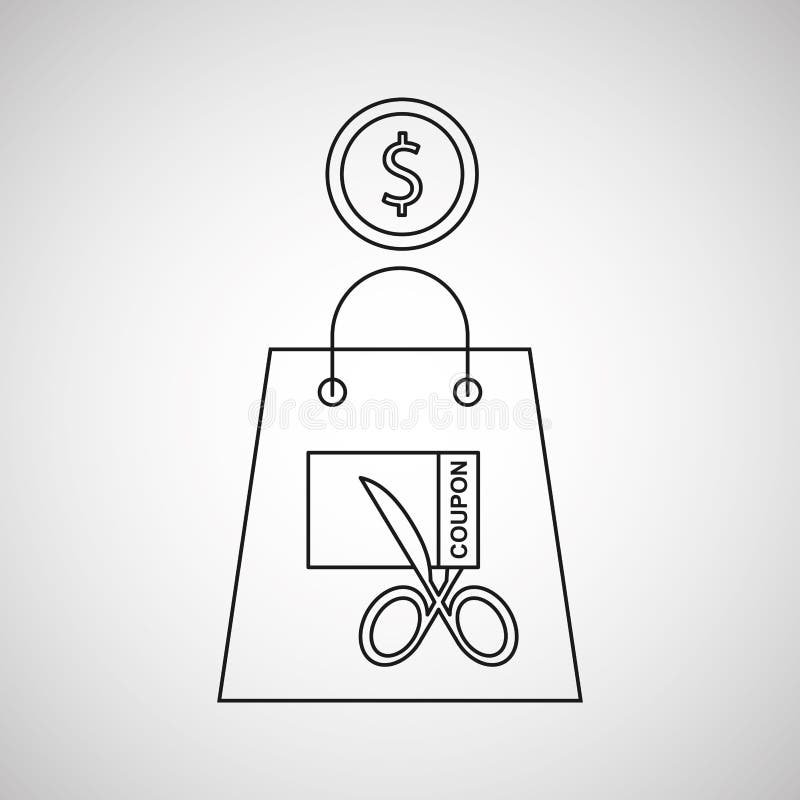 Commerce Discount Coupon Money Icon Stock Vector - Illustration of ...
