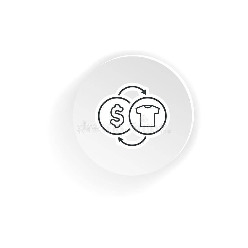 Commerce Exchange Icon. Currency Exchange. Vector on Isolated White ...