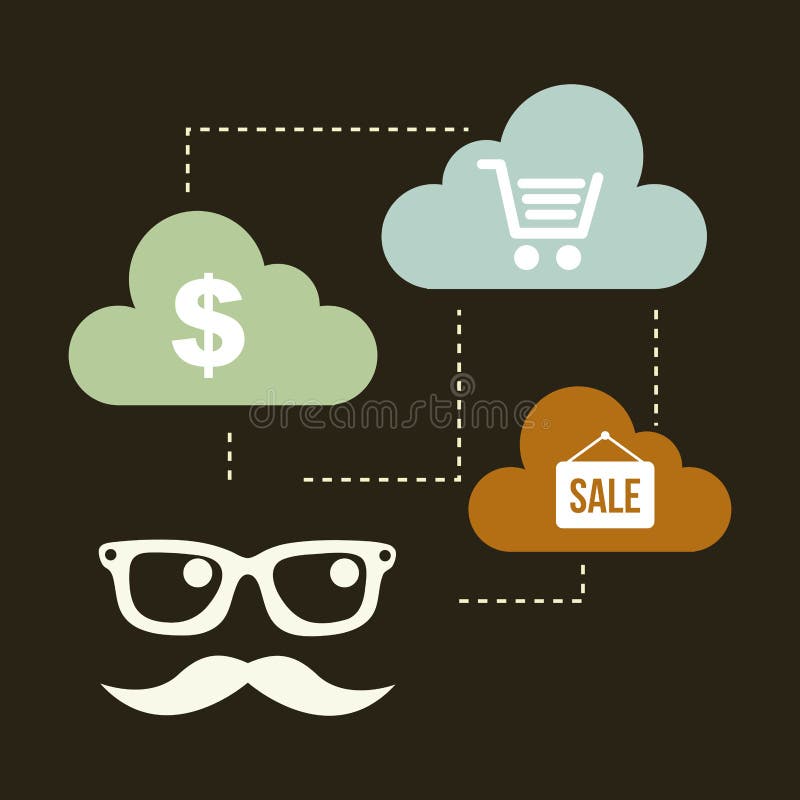 E-commerce icons design stock vector. Illustration of retail - 62910564