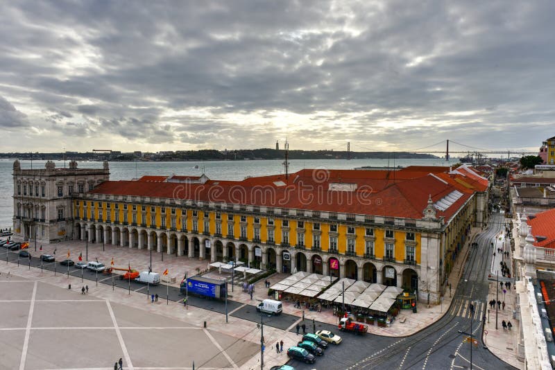 Commerce Square - Lisbon, Portugal Editorial Stock Image - Image of ...