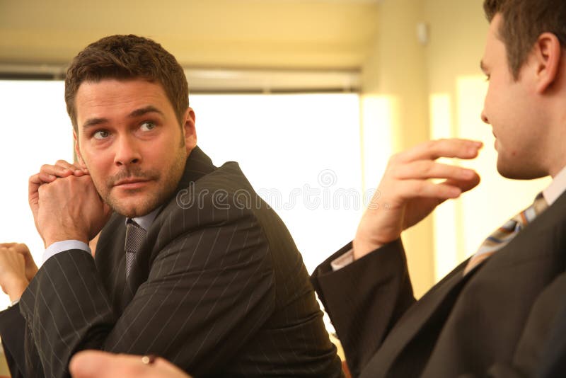 Informele Commerciële Vergadering - Vrouwen Chef- Toespraak Stock ...