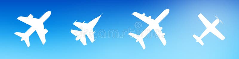 Commercial Aircraft, Fighter Aircraft, Small Private Single-engine ...