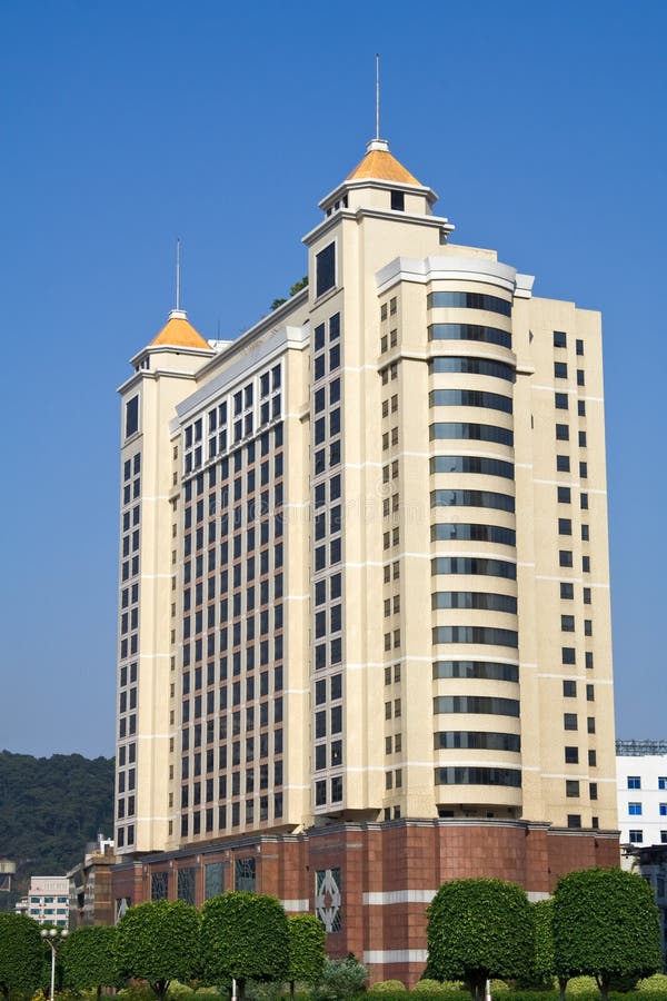 Commercial building stock photo. Image of commercial, blue - 7426994