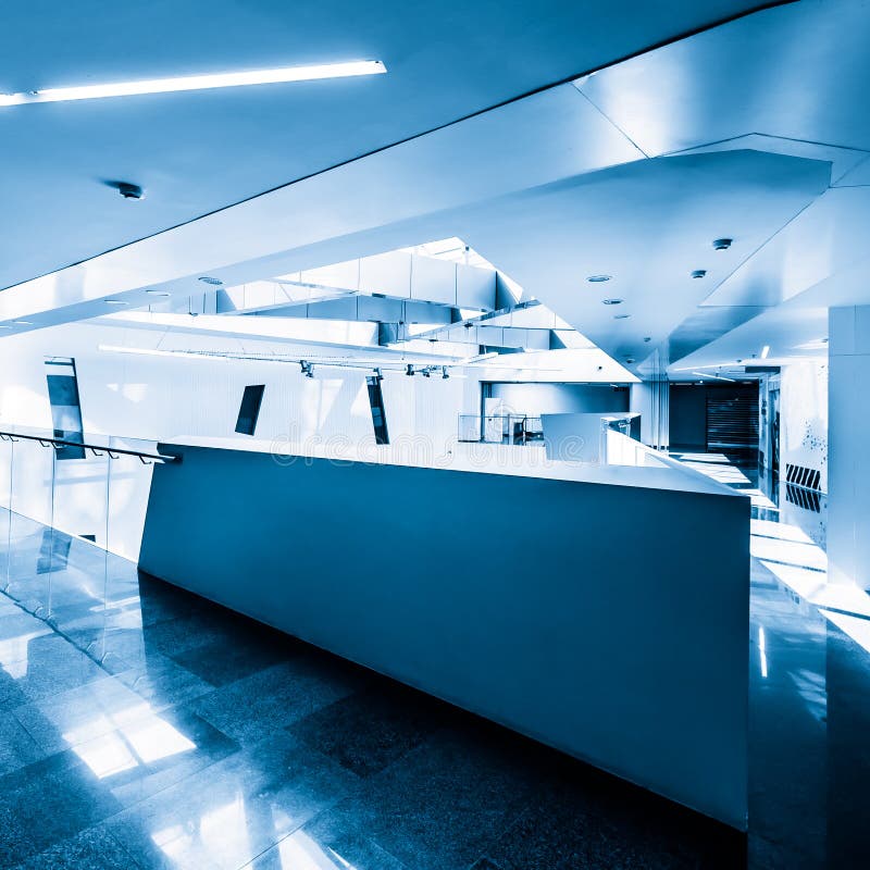 Commercial Building aisle stock image. Image of floor - 35096747