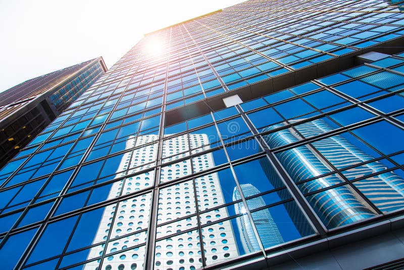 Commercial Building Close Up Stock Photo - Image of apartment, modern ...