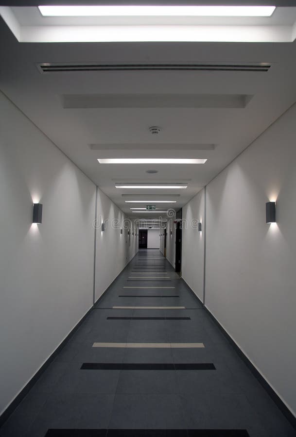 Commercial Building Corridor Stock Photo - Image of mirror, corridor ...